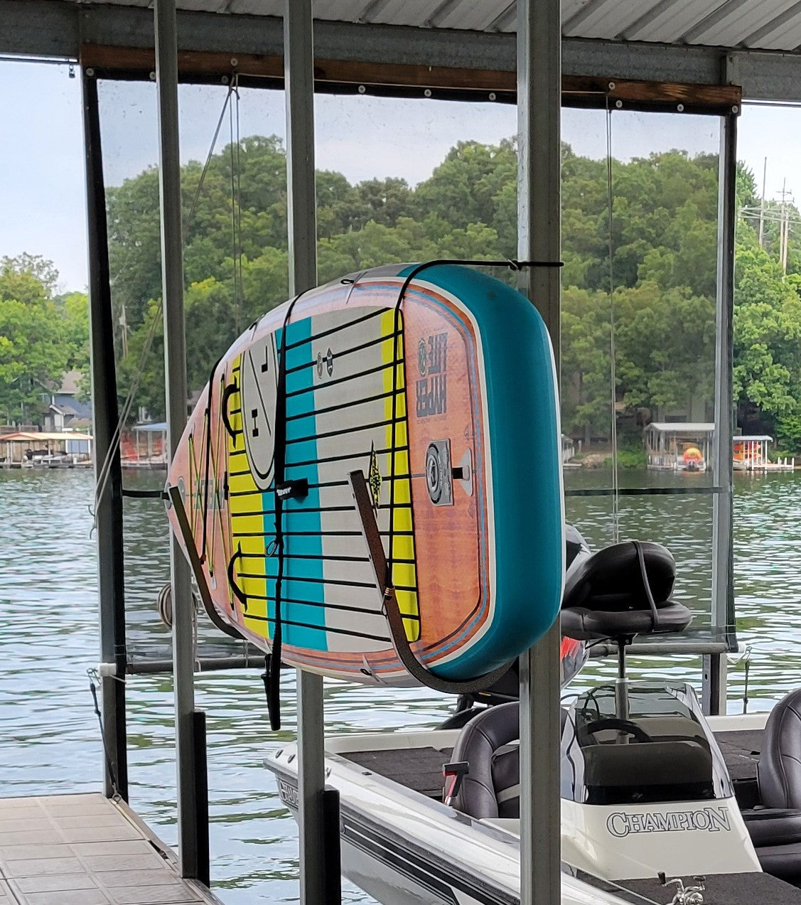 Stand-Up Paddle Board Holder Boat Dock Mounted SUP