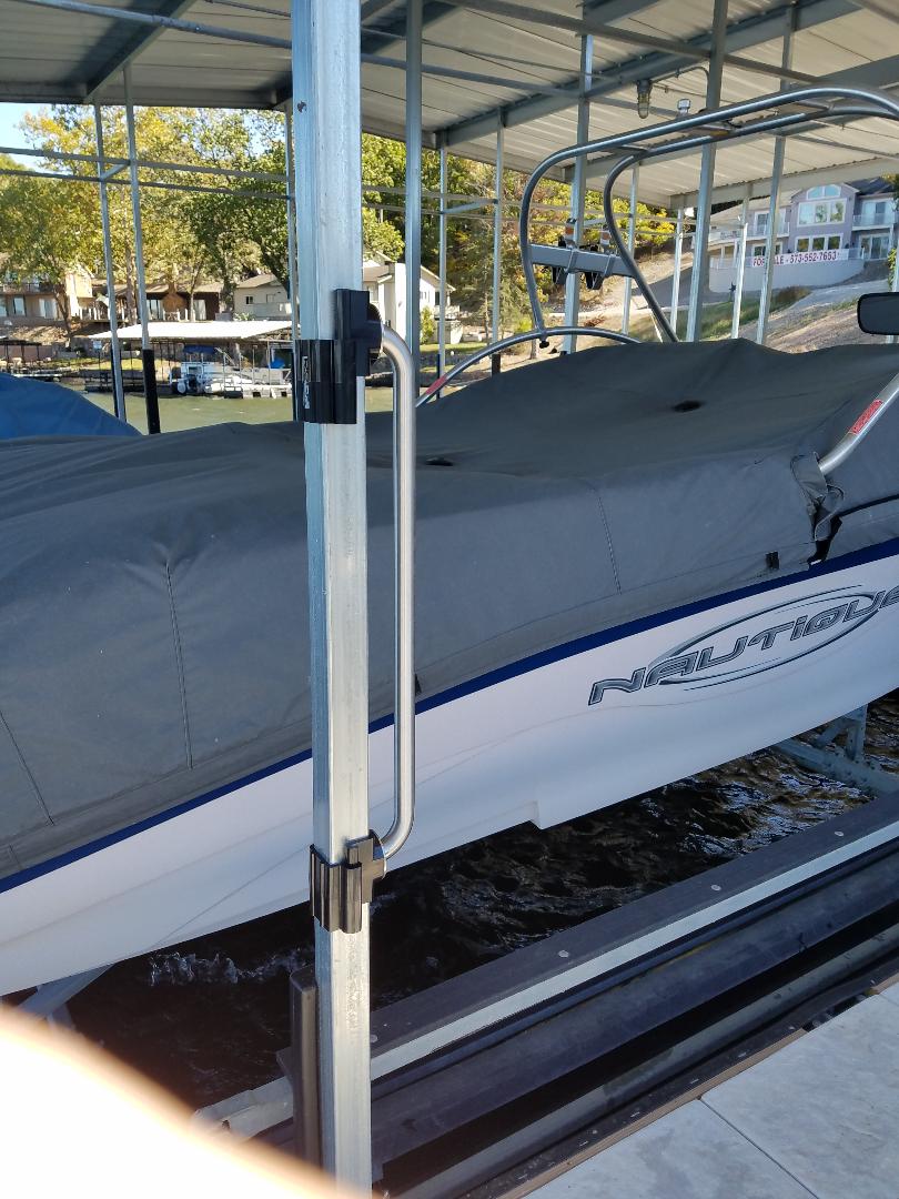 Boat Dock mounted boarding handle. 30 inch length